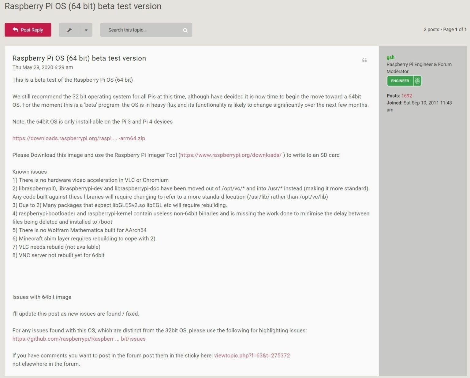 Where to get the 64 bit Raspberry Pi OS image for Pi 4 / 400